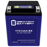 Mighty Max Battery YTX14AH-BS Lithium Replacement Battery compatible ...