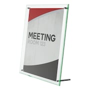 Deflecto Sign Holder, Acrylic, 8.5X11", Clear 799693 | Zoro