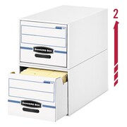 Bankers Box Drawer,Storage File Box, Letter,PK6 (721) | Zoro