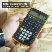 Calculated Industries Construction Calculator, 5 5/8 Lx3 In W 4050 | Zoro