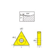 Hhip TNMG-332-DM Coated Carbide Insert 6002-0332 | Zoro