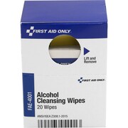 First Aid Only First Aid Kit Refill, Alcohol Wipes, 20 Per Box FAE-4001 ...