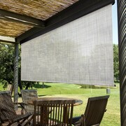 Keystone Fabrics Exterior Sun Shade, Caribbean, 96in W, Pole E70.88.50 ...