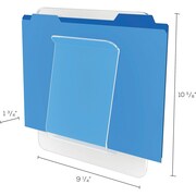 Deflecto Wall Mount File/Chart Holder 65501 | Zoro