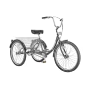 Husky Bicycles Industrial Tricycle, 600 lb Cap, 26" Wheels, Black ...