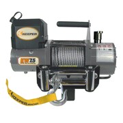 Keeper Electric Winch, 7,500 lb. Single Line Pull, 12V DC W/ WIRELESS ...
