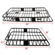 Spec-D Tuning All All All Universal Roof Rack Cargo- Extendable 43-64 ...