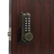 Lockeyusa Mechanical Keyless Knob Lock, Single Sided, M230, Antique ...