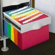 Business Source 1/8-cut Tab Slots Hanging File Folder, PK25 5215AST | Zoro