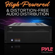 Pyle Pyle 8 Channel High Power Amplifier PT8000CH | Zoro