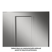 Tennsco Welded Standard Slim Storage Cabinet, 30"Wx18"Dx72"H, Light ...