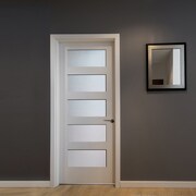 Codel Doors 32" x 80" Primed 5-Panel Equal Panel Interior Shaker Slab ...