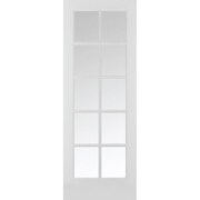 Codel Doors 36" x 80" Primed 10-Lite Interior French Slab Door with ...