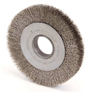 Weiler Wire Wheel Wire Brush, Arbor, 8", 1" W 97428 | Zoro