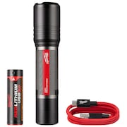 Milwaukee Tool REDLITHIUM™ USB 2,000 Lumen Slide Focus Flashlight 2162 ...
