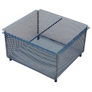 Zurn Carbon Steel, Blue Finish, Sediment Bucket CB-Y-24X24 | Zoro