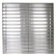 Dayton 54 in Backdraft Damper / Wall Shutter, 54-1/2 in x 54-1/2 in ...