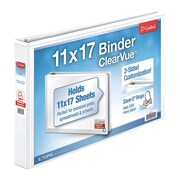 Cardinal Tabloid D-Ring Binder, 1", 11"X17" Sheet 22112CB | Zoro