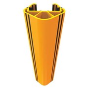 A-Safe Rack Leg Protector, Yellow, 3/8in. Thick P-03-01-0026 | Zoro