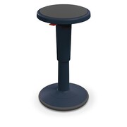 Mooreco Grow Stool, Height Adjustable, Tall, Navy 50970-NAVY | Zoro