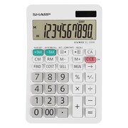 Sharp Desktop Calculator, LCD, 10 Display Digits EL-330WB | Zoro
