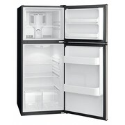 Frigidaire Refrigerator, Top Freezer, 10cu ft, Silver FFET1022UV | Zoro
