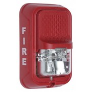 System Sensor Compact Strobe, Marked Fire Strobe, Red SGRL | Zoro