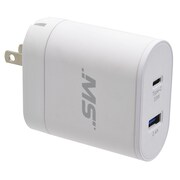 Mobilespec USB Wall Outlet Charger, White MBS01232 | Zoro