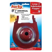 Korky Korky Three Inch Adjustable Flapper (3060BP) | Zoro
