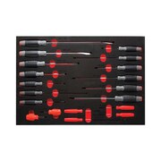 Proto Screwdriver Set, Multicomponent, 19 pcs. J1219SCK | Zoro