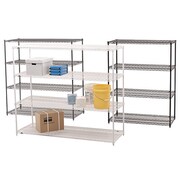 Metro Shelf Side Rail 4"x24", Stainless Steel L24N-4S | Zoro