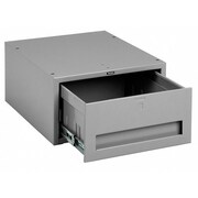 Tennsco Stackable Drawer, 15W x 18D x 8-1/4H, Gray WBD-1 | Zoro