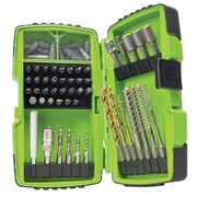 Greenlee 68 Piece Drill Bit Set, 1/4", 5/16", 3/8" DDKIT-1-68 | Zoro