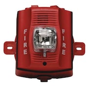 System Sensor Outdoor H/S, Wall, 2-Wire, Hi Candela, Red P2RHK-120 | Zoro