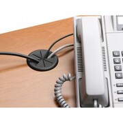 Master Caster Flexible Grommet, Desk, 2-3/8 In Dia, Blk 00209 | Zoro