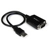 Startech.Com 1ft USB to RS232 Serial DB9 Adapter Cable w/ COM Retention ...