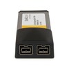 Startech.Com 2 Port ExpressCard 1394b FireWire Laptop Adapter Card ...