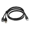 Startech.Com 3ft eSATA and USB A to Power eSATA Cable - M/M ESATAUSBMM3 ...