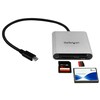 Startech.Com Flash Memory Card Reader - USB 3.0 w/ USB-C - SD/microSD ...