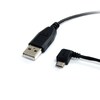 Startech.Com 1ft Micro USB Cable - A to Left Angle Micro B UUSBHAUB1LA ...