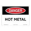 Clarion Safety Systems OSHA Compliant Danger/Hot Metal Safety Signs ...