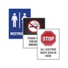 Avery Surface Safe Removable Label Safety Sign, Inkjet/Laser, 7x10, Wt ...