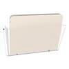 Deflecto Wall File, Single Pocket, Clear 63201 | Zoro