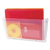 Deflecto Wall File, Single Pocket, Clear 63201 | Zoro