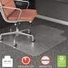 Deflecto Frequent Use Chair Mat, Med Pile Carpet, Flat, 45x53, Wide Lip ...