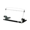 3M In-Line Adjust Desktop Copyholder, Plastic, 150 Sheet Cap, Black ...
