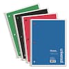 Universal Wirebound Notebook, 1 Sub, Med/Coll, Assorted, 10.5 x 8, 70 ...