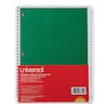 Universal Wirebound Notebook, 1 Sub, Med/Coll, Assorted, 10.5 x 8, 70 ...