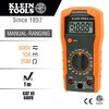 Klein Tools Digital Multimeter, 600 Max. AC Volts, 600 Max. DC Volts ...