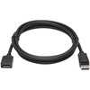 Tripp Lite DisplayPort Cable, Latches, M/F, 6ft P579-006 | Zoro